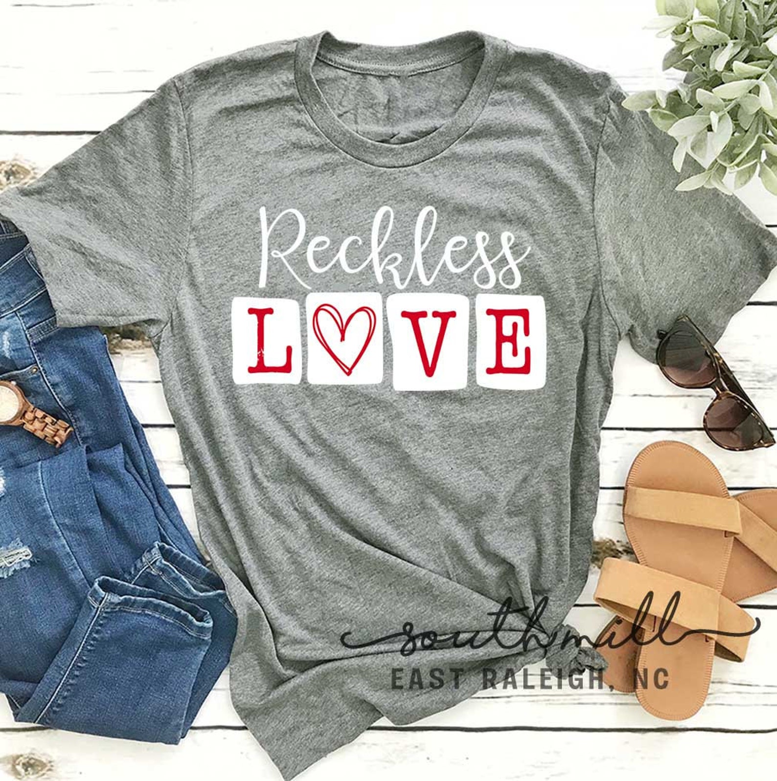 Reckless Love SVG Christian Valentine Shirt Design Valentine | Etsy