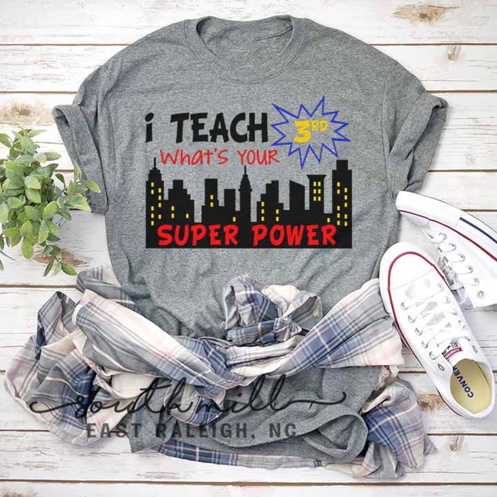 I Teach What's Your Super Power SVG Third Grade Teacher - Etsy
