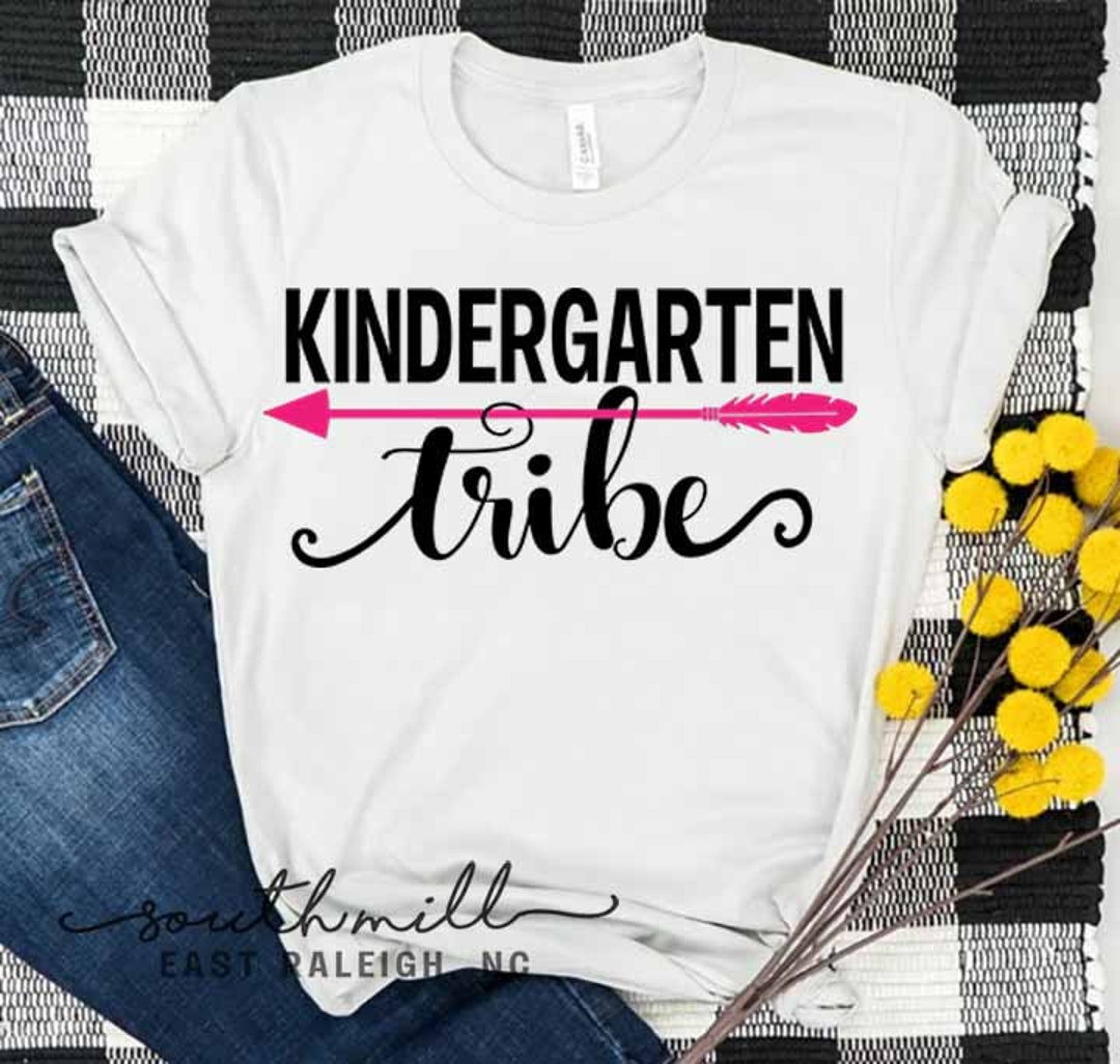 Kindergarten Tribe SVG, School Svg, Kindergarten Cut File, DXF, Instant ...