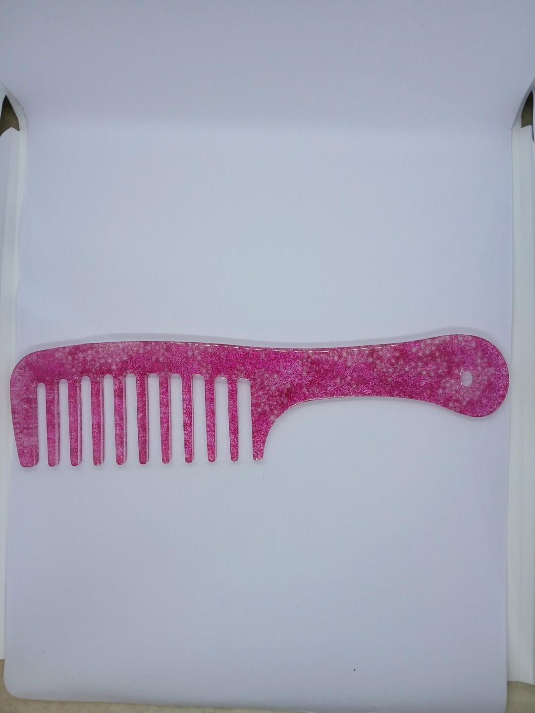 Pink Glitter Comb - Etsy
