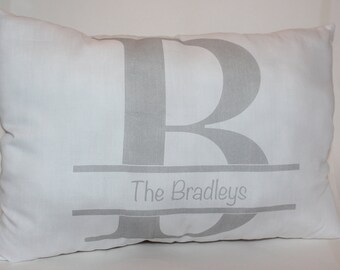 Monogram pillow | Etsy