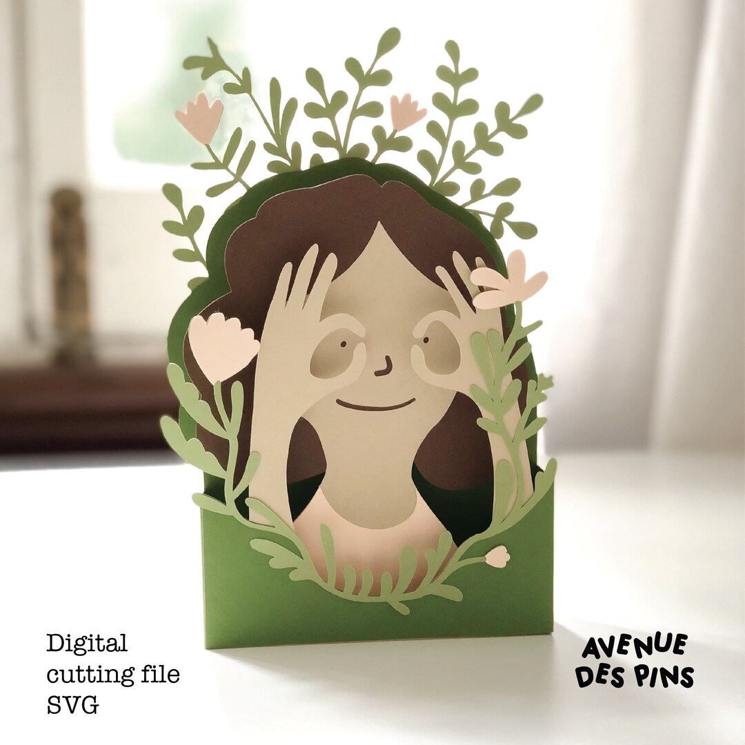 Spring Pop up Card Pop up Card SVG 3D Papercut SVG Card Cut File Cricut ...