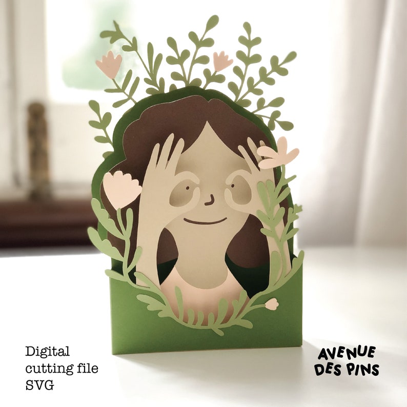 Spring Pop up Card Pop up Card SVG 3D Papercut SVG Card Cut File Cricut ...