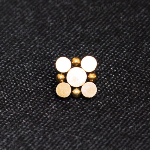 Surgical Steel Dermal Jewelry Ruby Dermal Piercing Dermal Top - Etsy