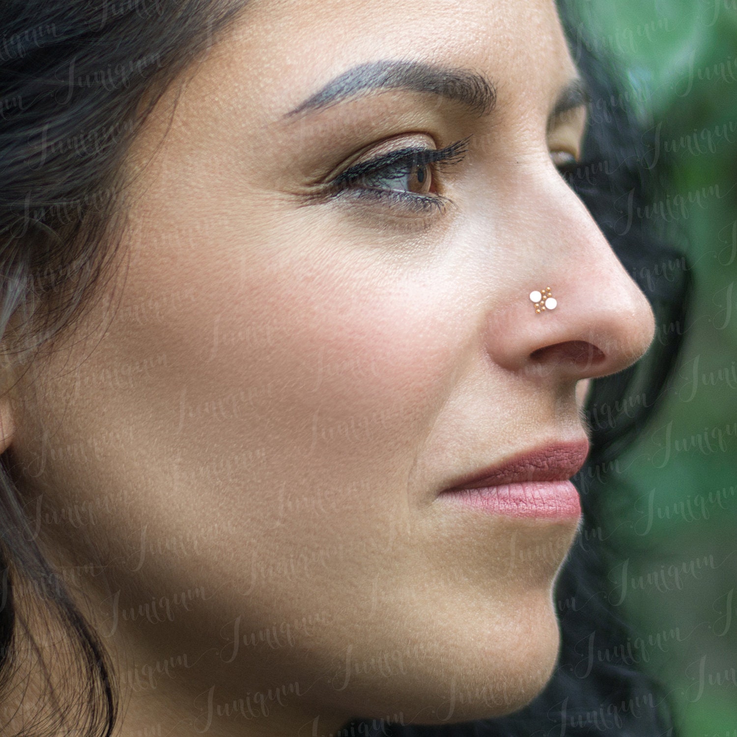 Surgical Steel Nose Ring. Nose Stud. Nose Piercing Jewelry. Nose Bone ...