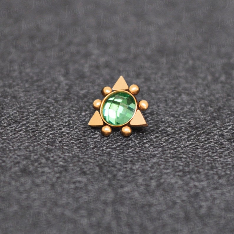 Dermal Piercing. Dermal Top Jewelry. Dermal Anchor Top. 316L - Etsy