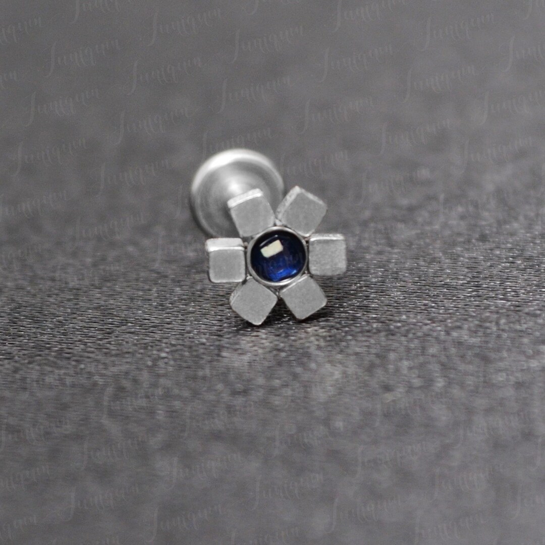 Lip Piercing Stud. Philtrum Jewelry. Surgical Steel Labret Stud. Medusa ...