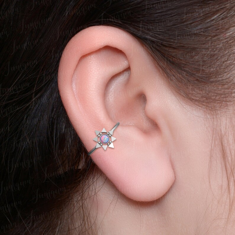 Forward Helix Piercing. Tragus Earring Gold. Rook Hoop. - Etsy UK