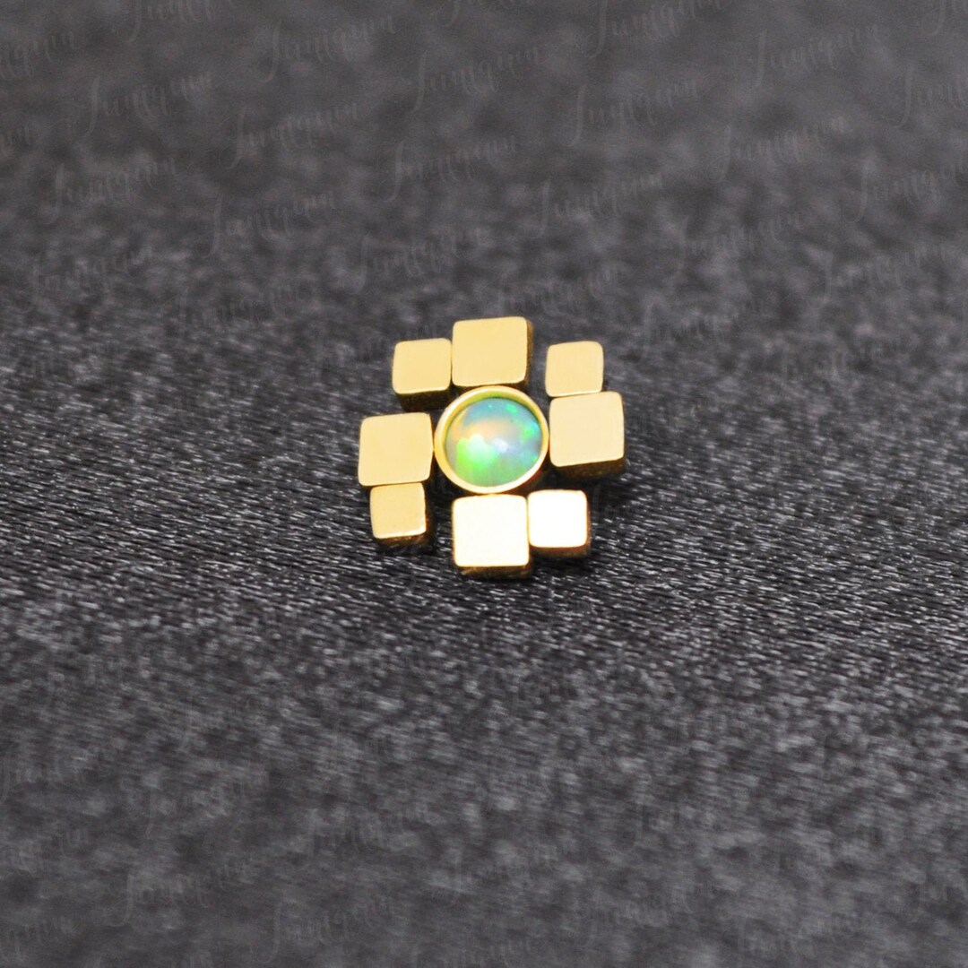 Surgical Steel Dermal Top. Dermal Jewelry. Dermal Piercing. Dermal ...