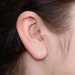 Tragus Stud Flat Back. Conch Earring. Labret Jewelry. Forward - Etsy
