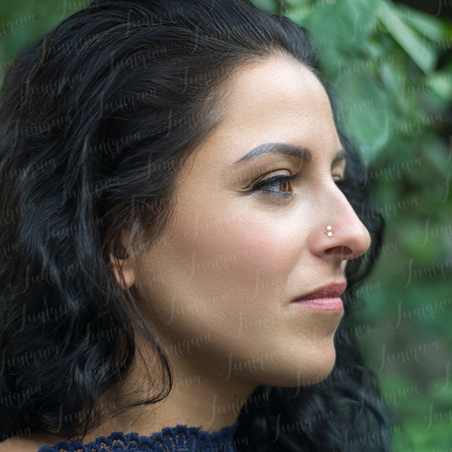 Surgical Steel Nose Ring. Nose Stud. Nose Piercing Jewelry. Nose Bone ...