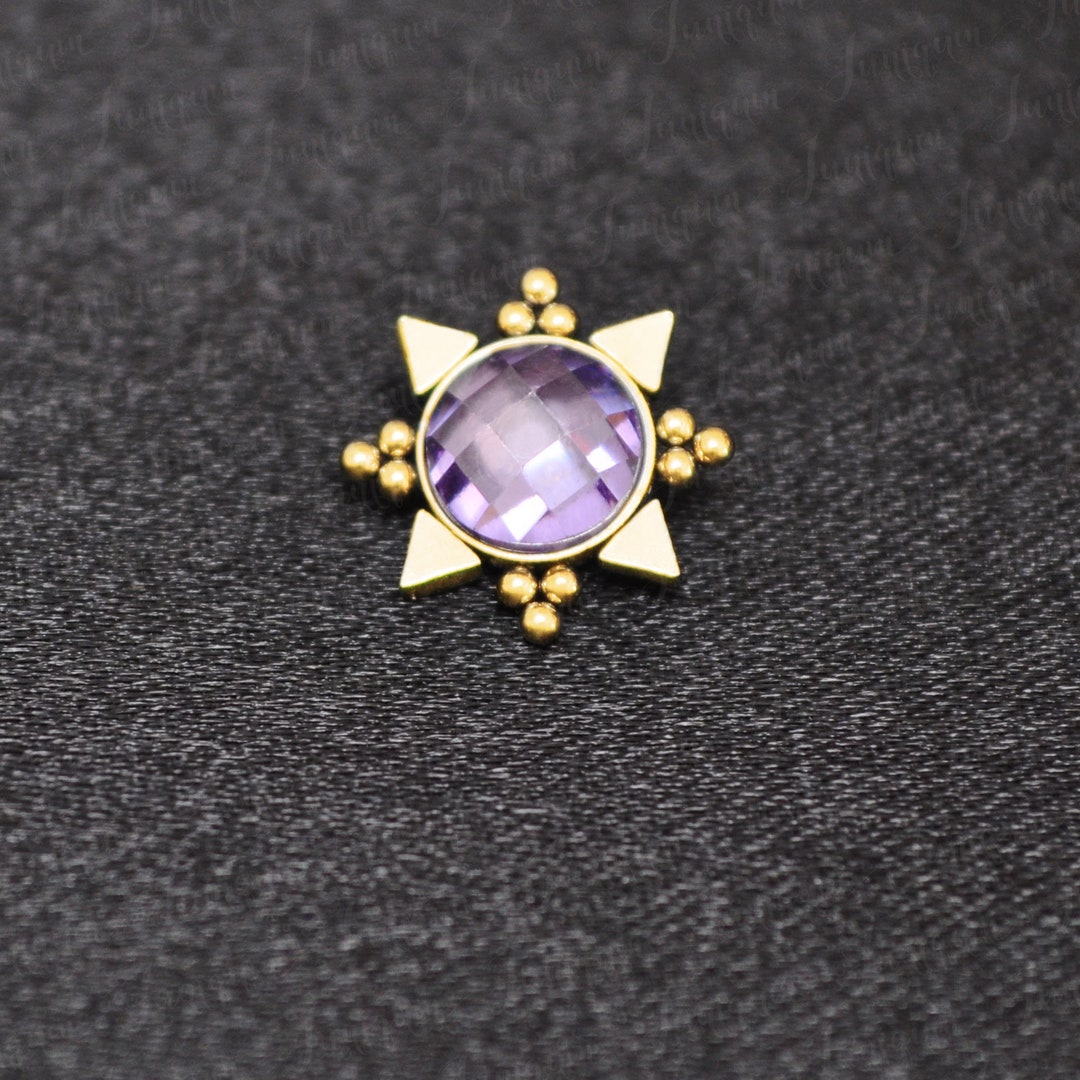 Surgical Steel Dermal Top. Dermal Jewelry. Dermal Piercing. Dermal ...