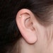 Tragus Stud Flat Back. Conch Earring. Labret Jewelry. Forward - Etsy