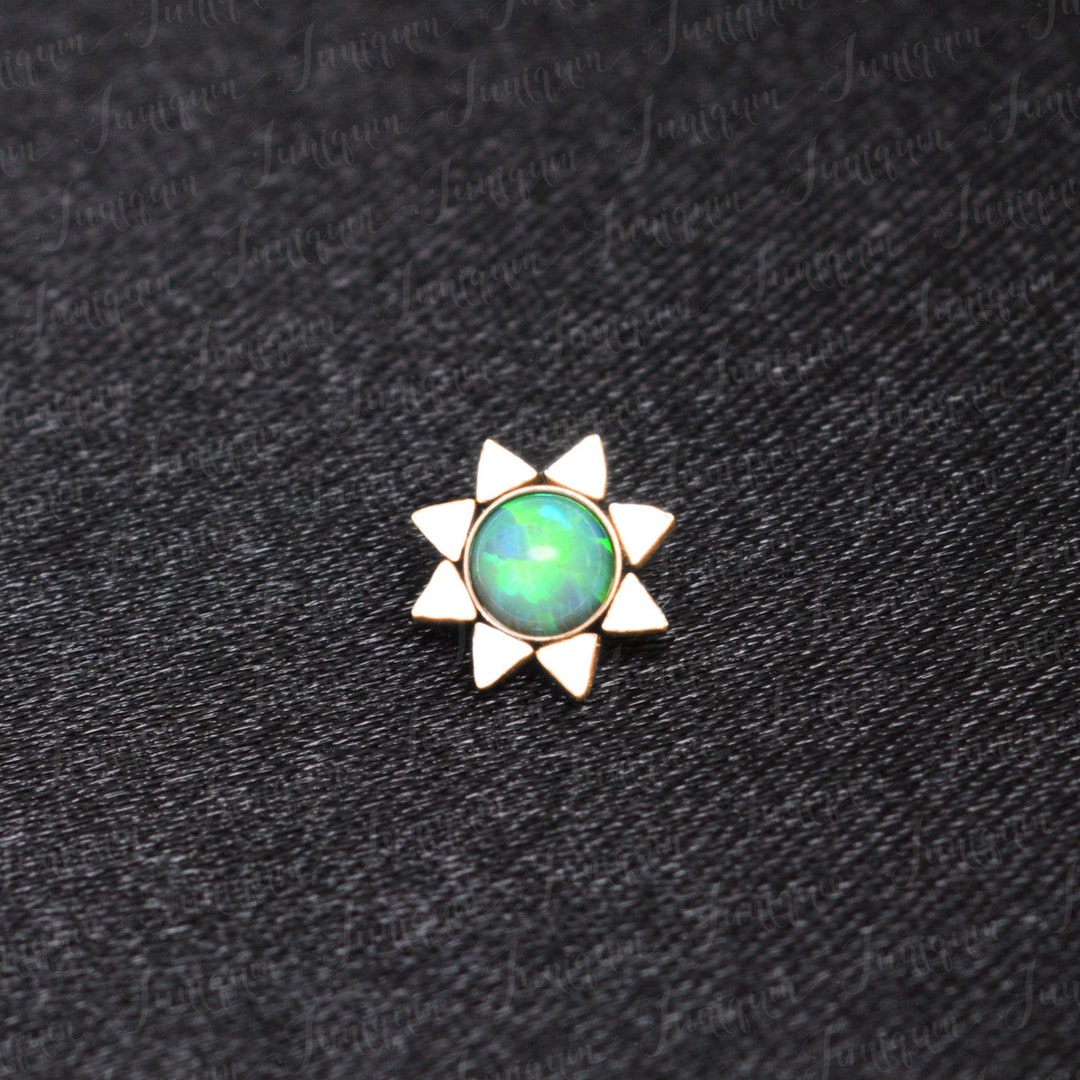 Dermal Jewelry. 316L Surgical Steel Dermal Piercing. Internally ...