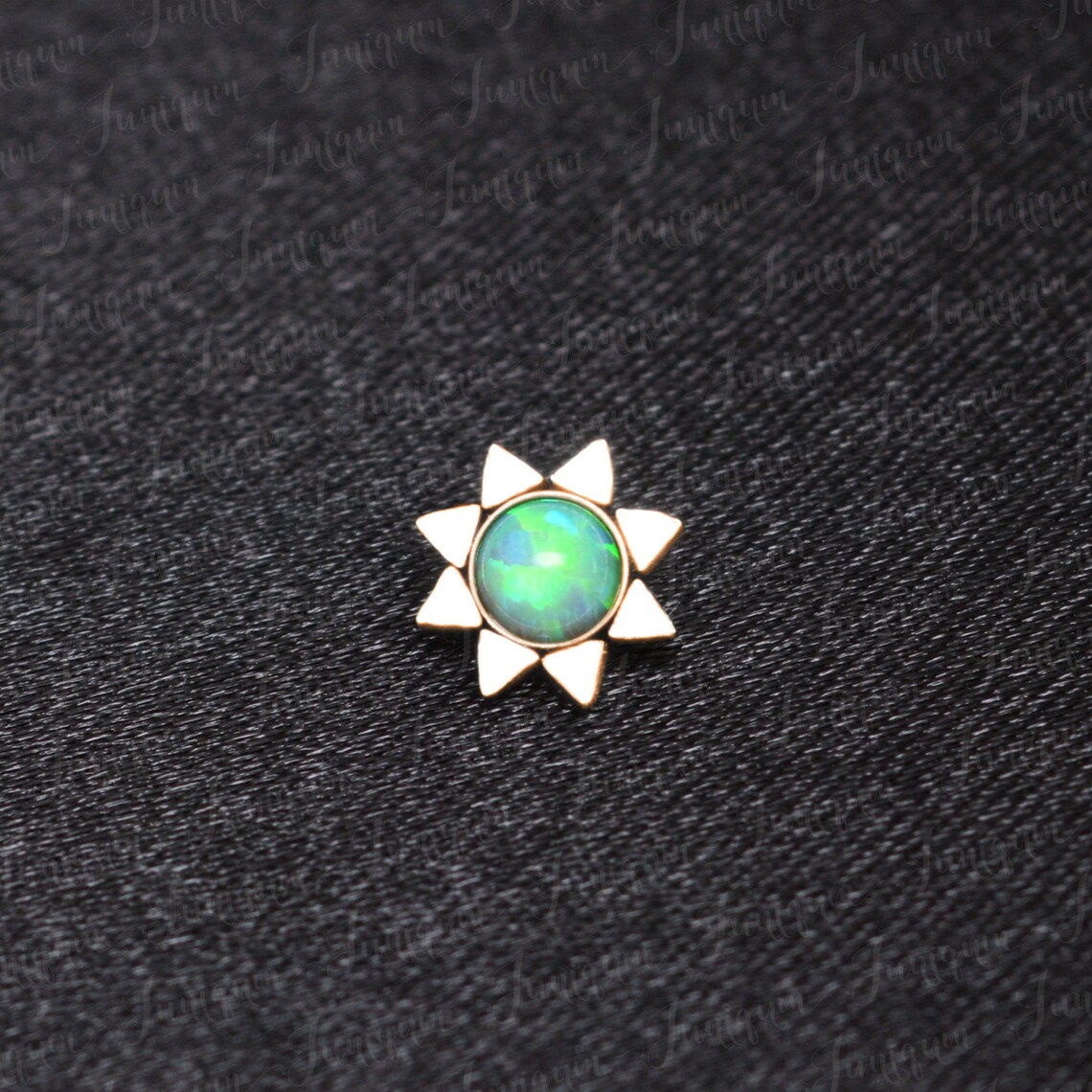 Dermal Jewelry. 316L Surgical Steel Dermal Piercing. Internally ...