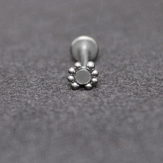 Lip jewelry. Medusa lip piercing. Monroe gold piercing. Labret | Etsy