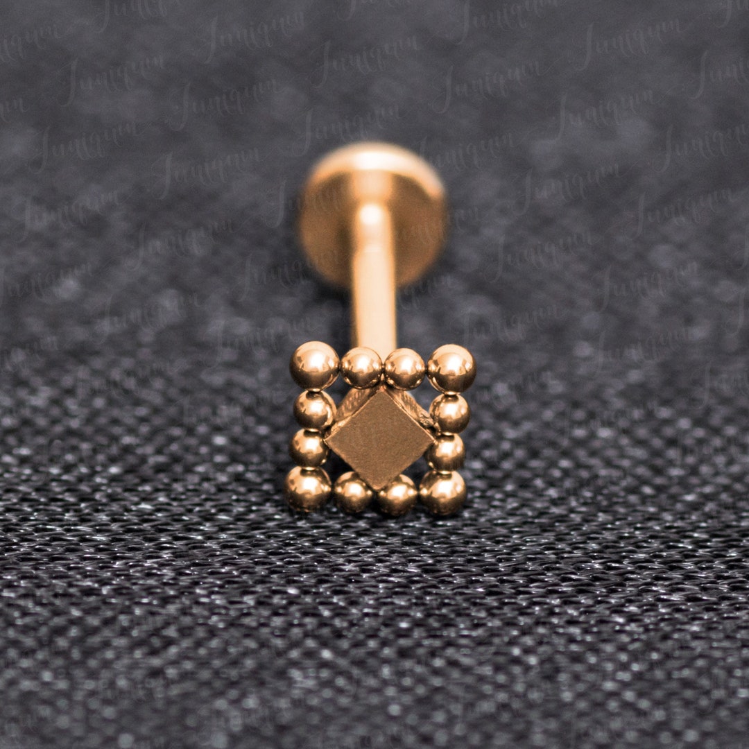 Lip Jewelry. Medusa Lip Piercing. Monroe Gold Piercing. Labret Earring ...