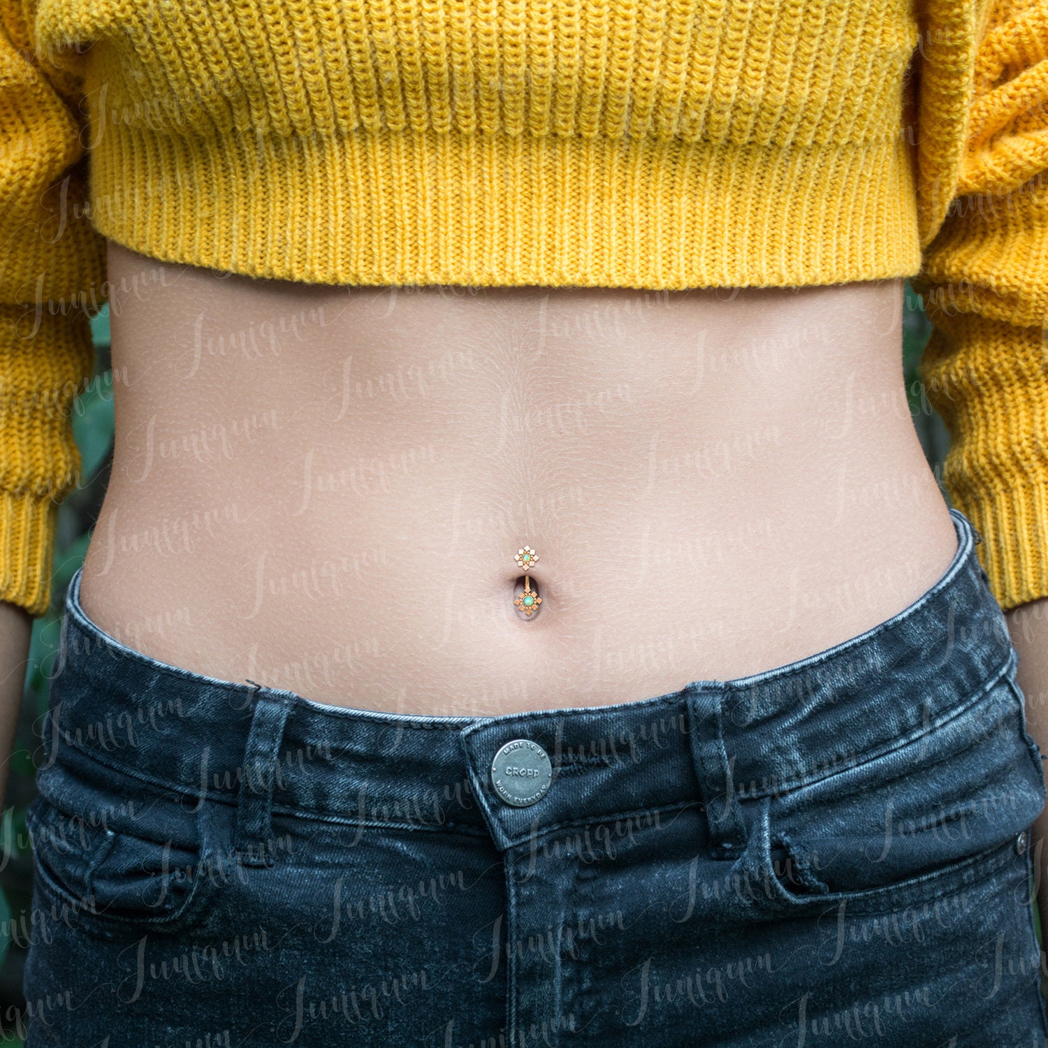 Belly button jewelry. Navel jewelry. Belly button ring short. | Etsy