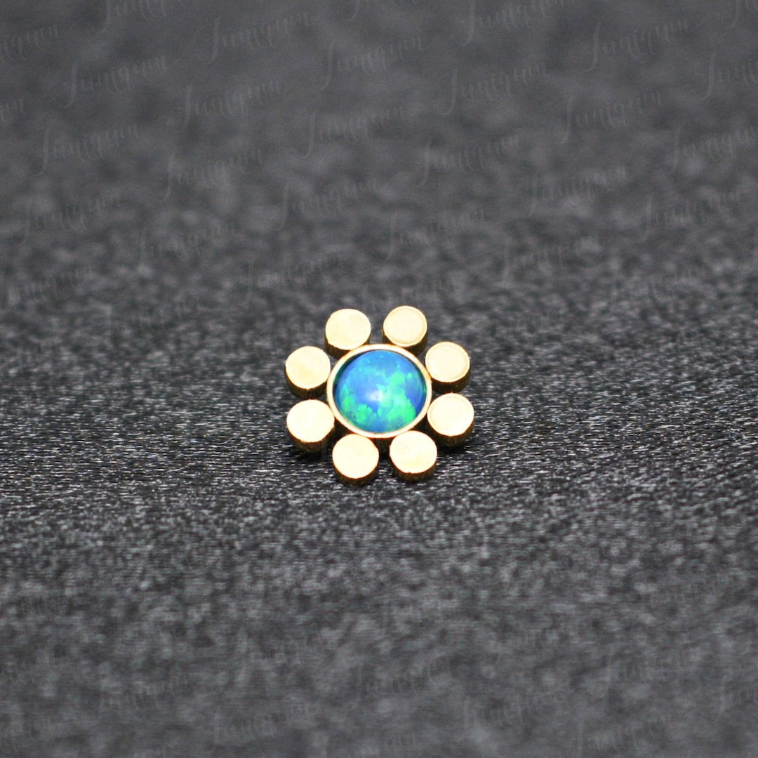 Surgical Steel Dermal Top. Dermal Jewelry. Dermal Piercing. Dermal ...