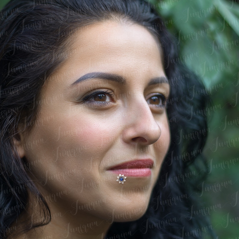 Philtrum Piercing. Medusa Labret. Monroe Piercing Jewelry. Lip - Etsy