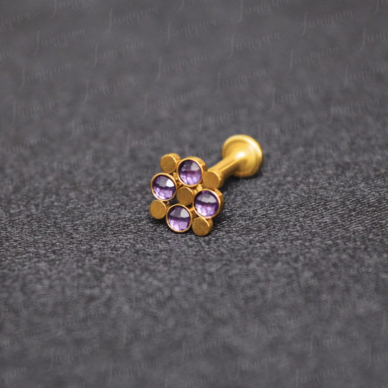 Lip Jewelry. Medusa Lip Piercing. Monroe Gold Piercing. Labret - Etsy