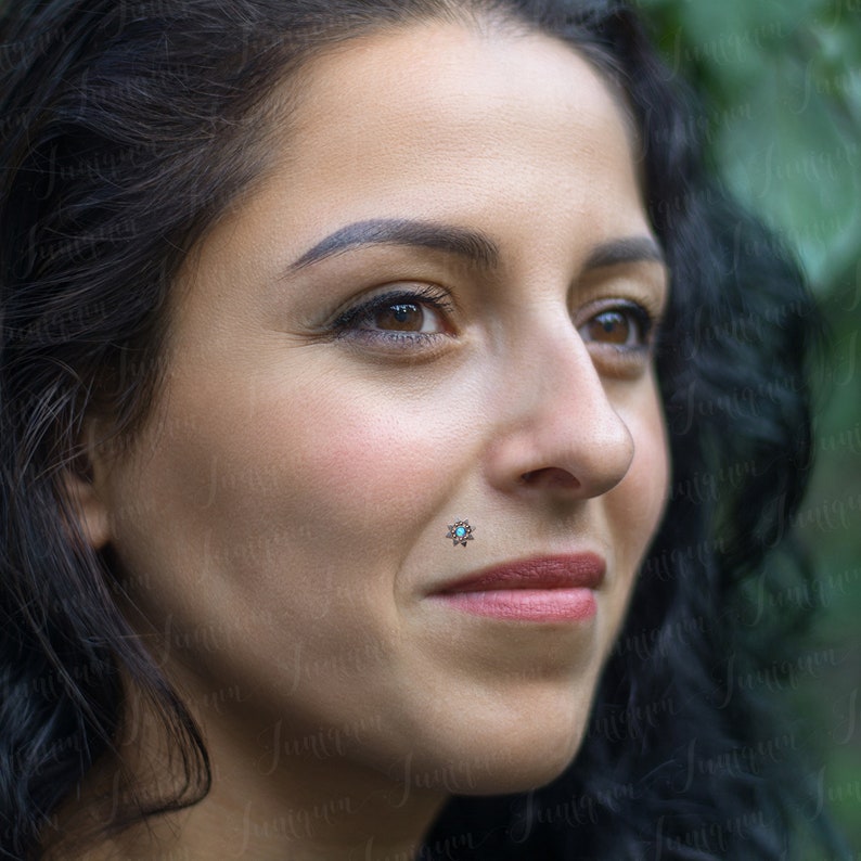 Medusa Lip Ring. Monroe Piercing Jewelry. Labret Jewelry. Lip - Etsy