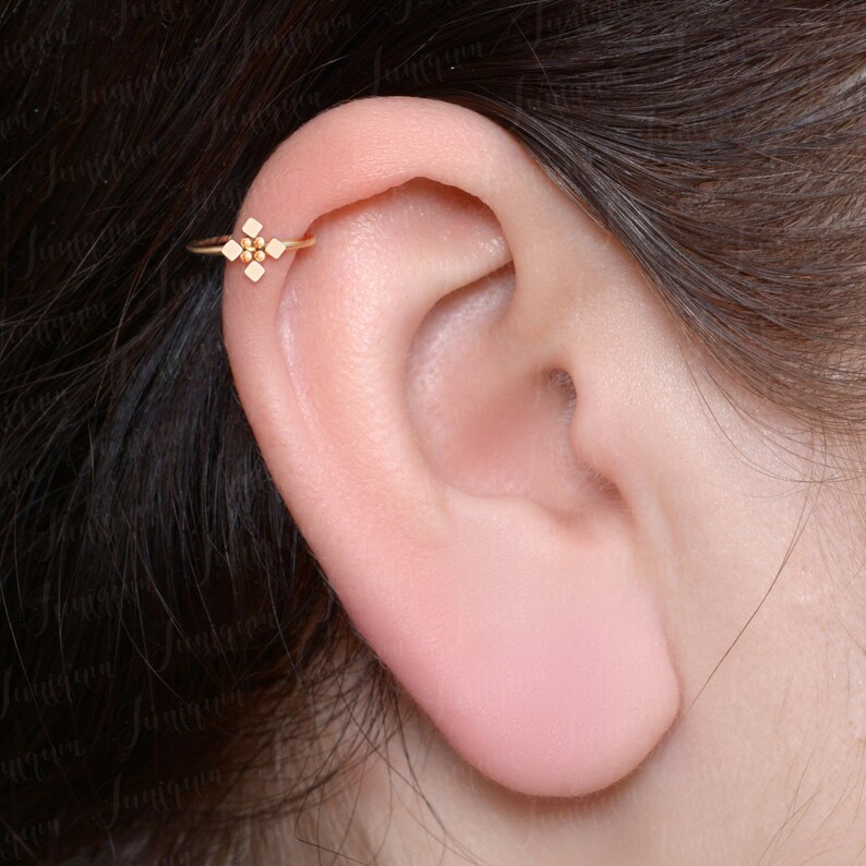 Tragus Earring Hoop. Rook Earring. Conch Earring. Forward - Etsy