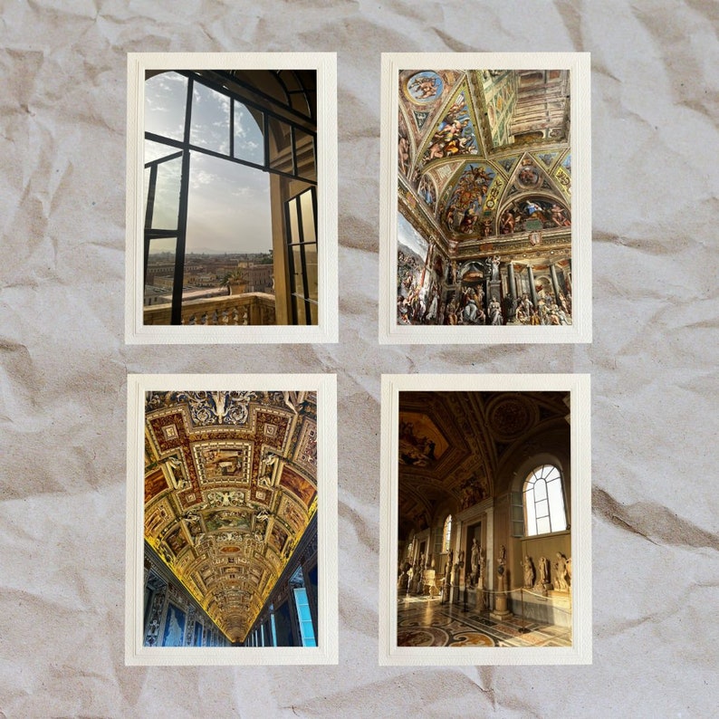 Handmade Vatican City Greeting Cards Collection, Blank Cards With ...