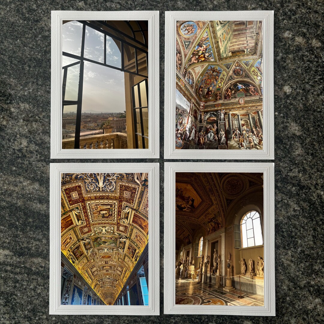 Handmade Vatican City Greeting Cards Collection, Blank Cards With ...