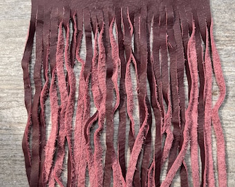 Faux Suede Leather Fringe Trim, Tassel Trimming Ribbon, Cowboy Costume ...