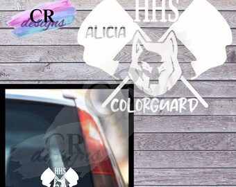 Colorguard Decal - Etsy