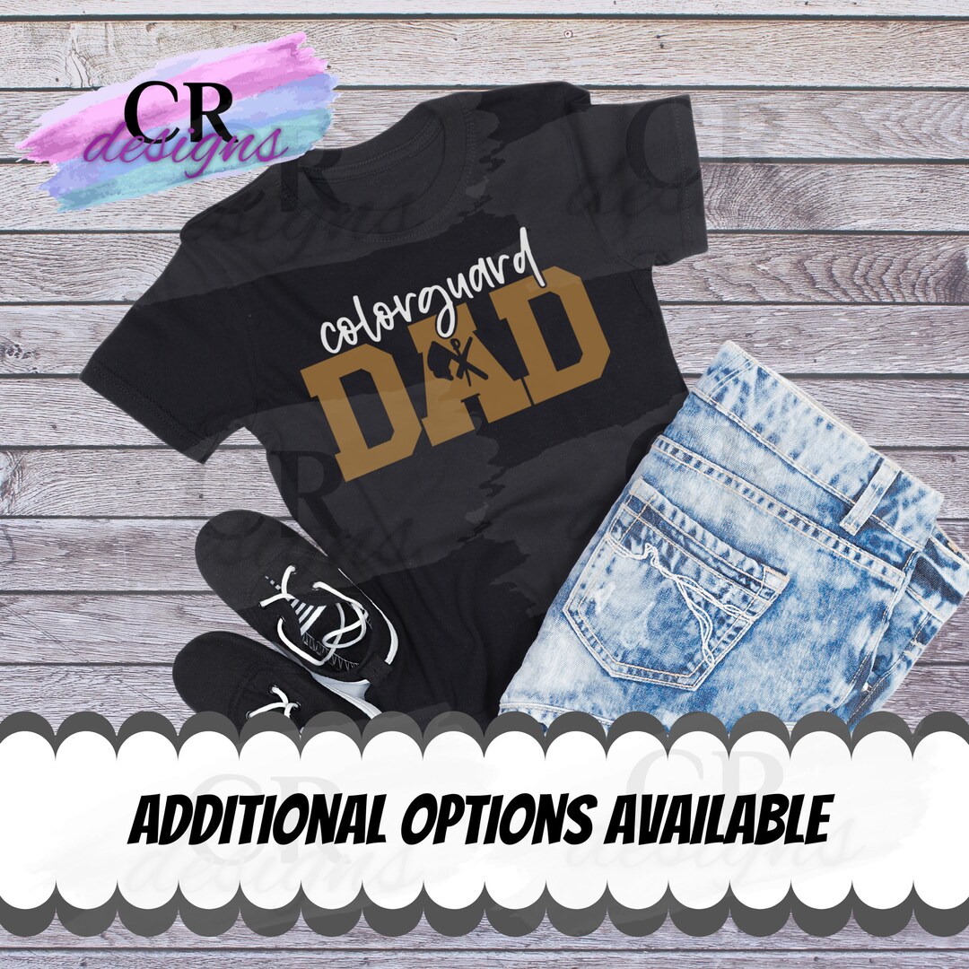 Colorguard Dad T-shirt - Etsy