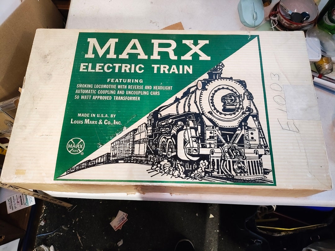 MARX ELECTRIC TRAIN Set Original Box-complete & Works - Etsy