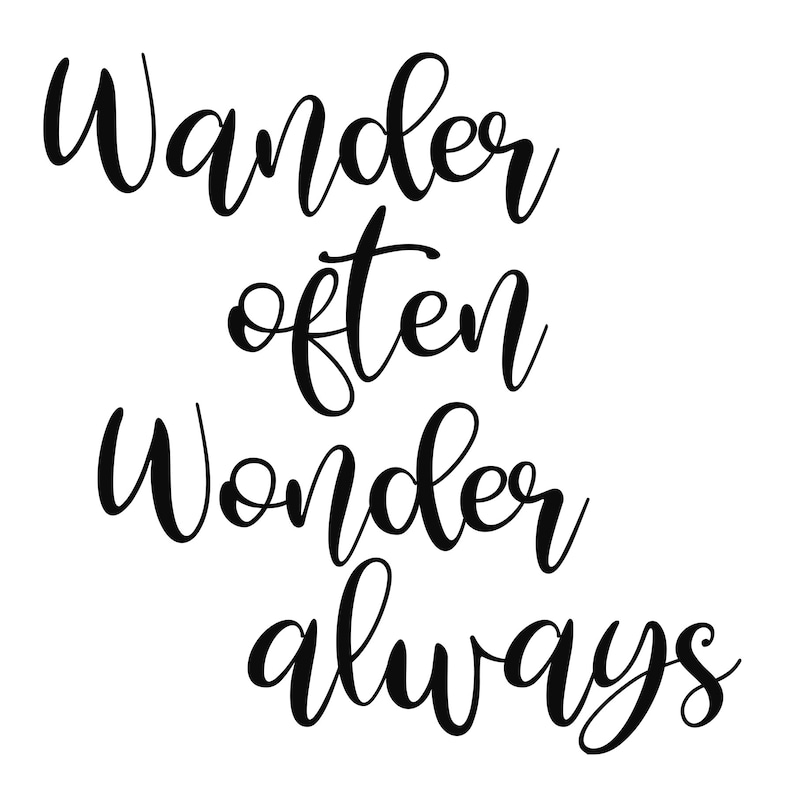 Wander Often, Wonder Always Farmhouse Print - Etsy