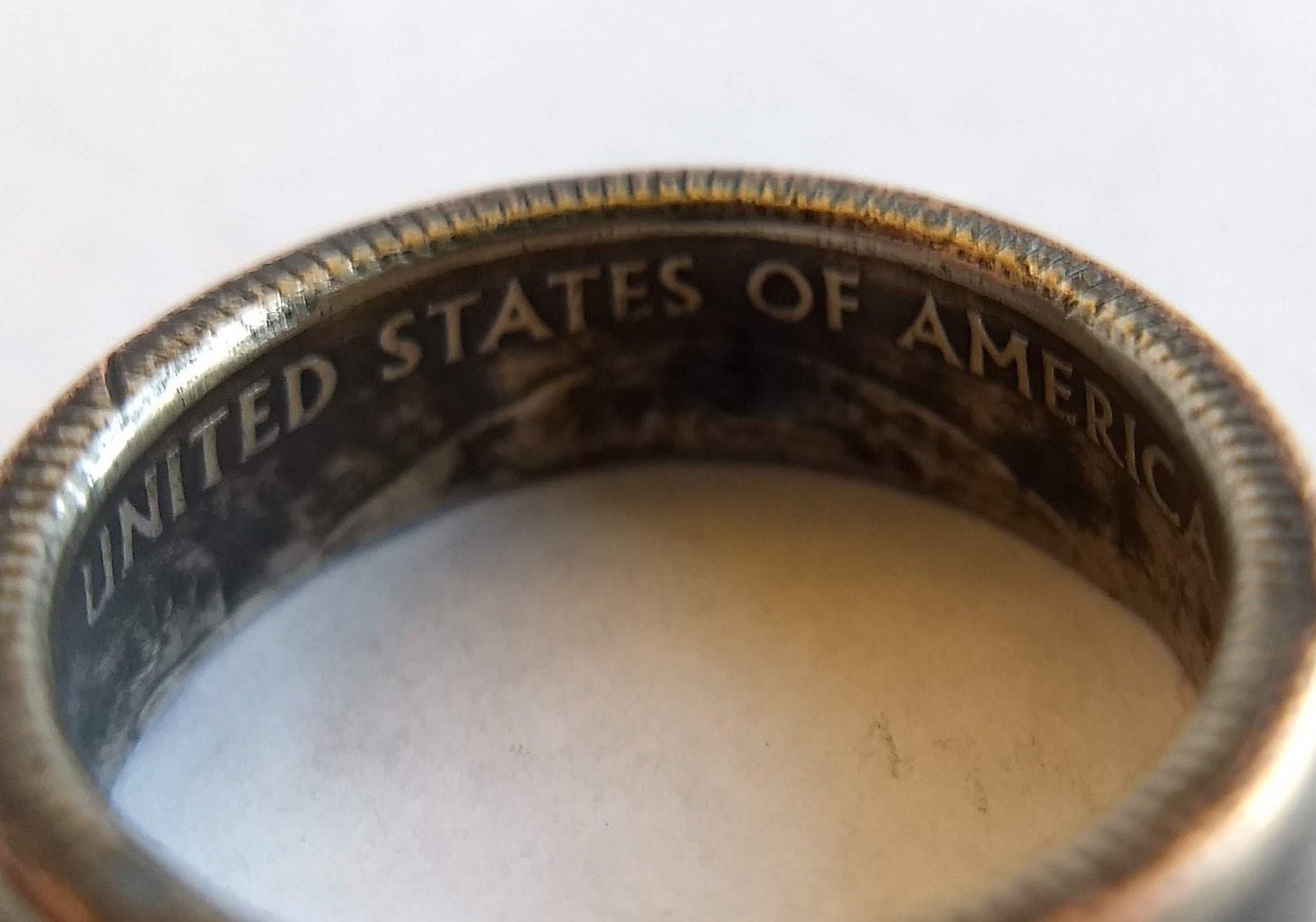 State Quarter Coin Ring Antiqued Finish Handmade Ring - Etsy