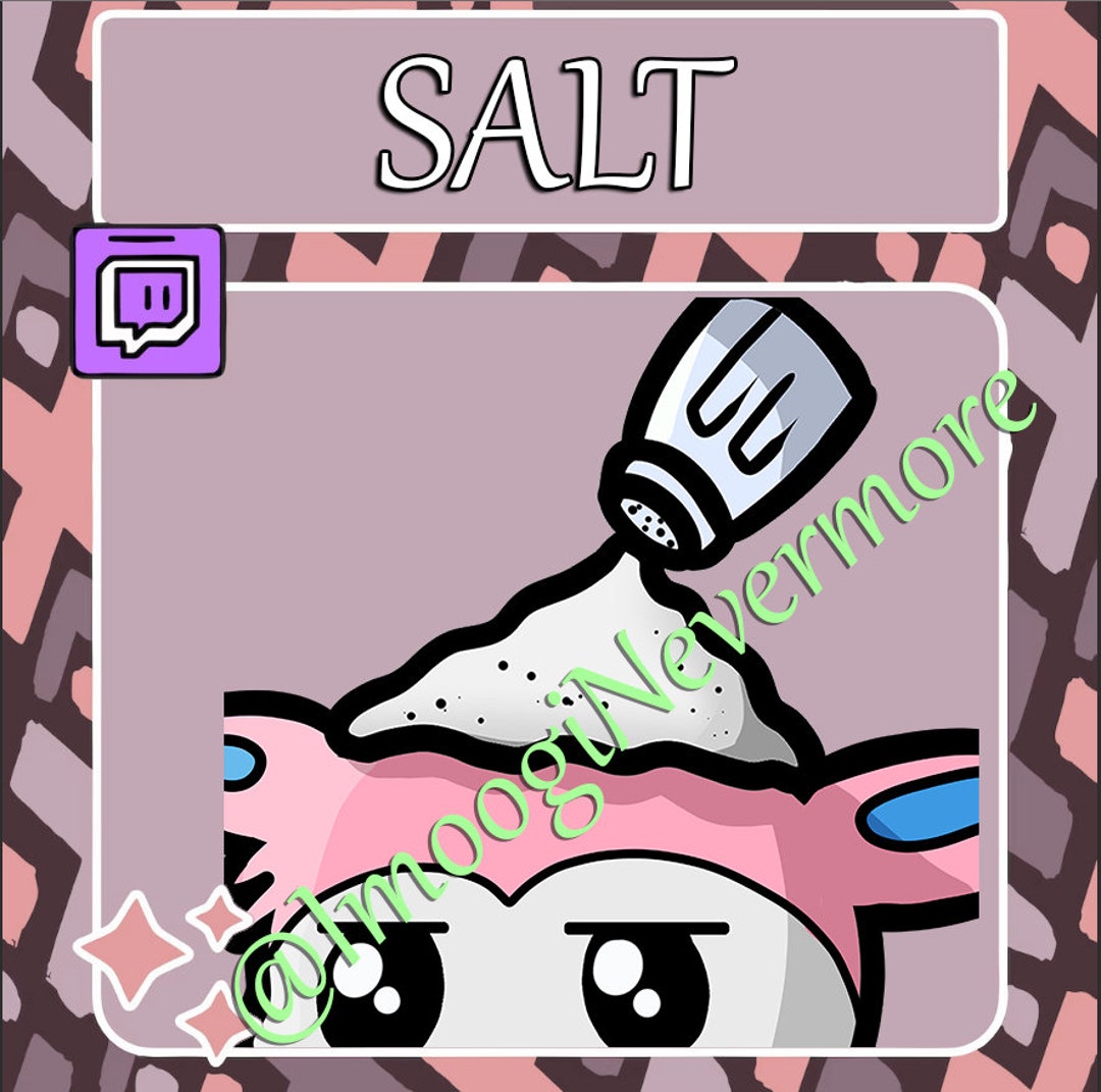 Sylveon Salt Pokemon Emote twitch Youtube KICK Discord Instant Download ...