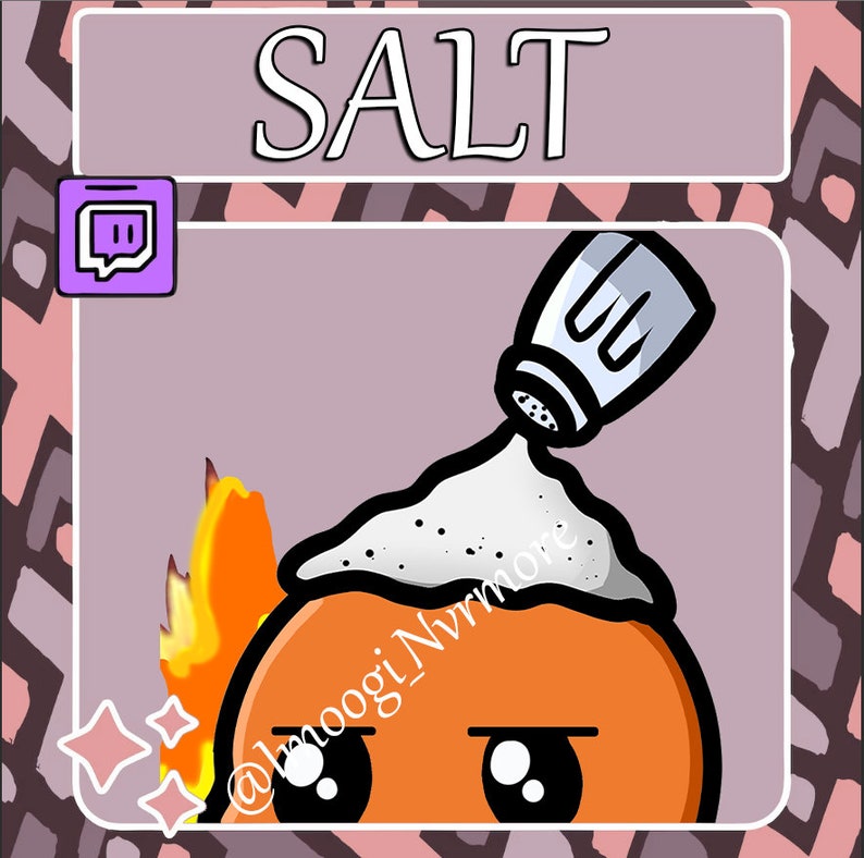 Charmander Salt Pokemon Emote twitch Youtube KICK Discord Instant ...