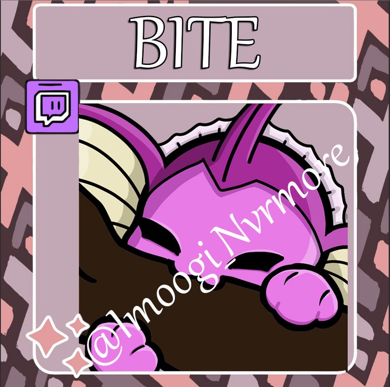 Shiny Vaporeon Bite Pokemon Emote twitch Youtube KICK Discord Instant ...