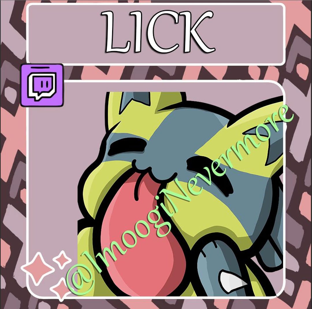 Shiny Lucario Lick Pokemon Emote [twitch | Youtube | KICK | Discord ...