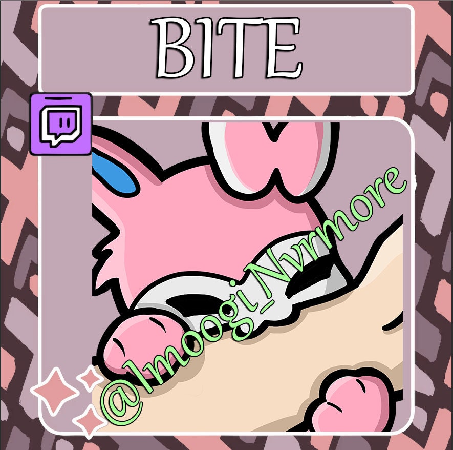 Sylveon Bite Pokemon Emote W/ Skintones [twitch | Youtube | KICK ...