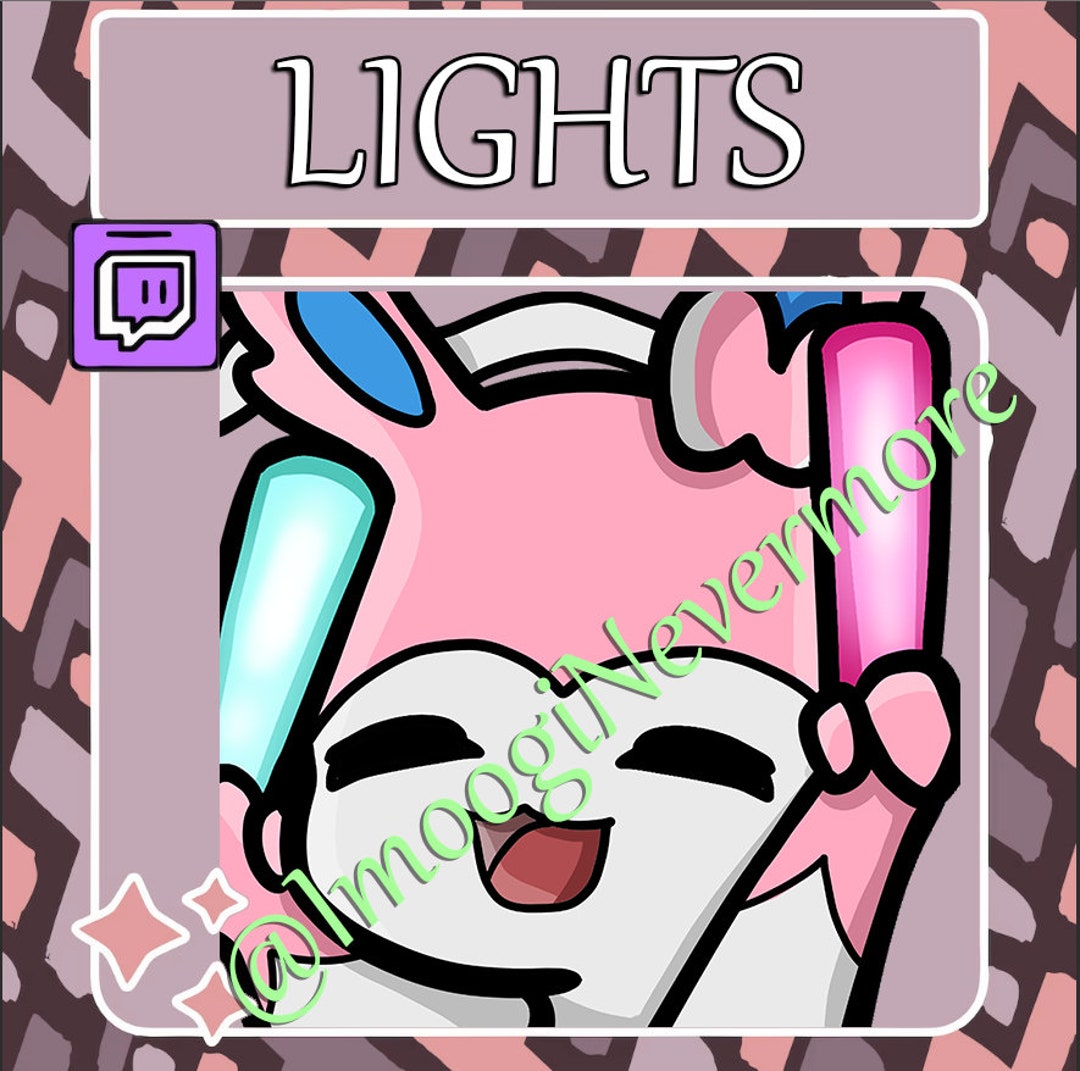Sylveon Lights Pokemon Emote [twitch | Youtube | KICK | Discord ...