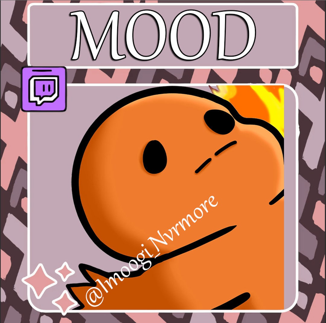 Charmander Mood Pokemon Emote [twitch | Youtube | KICK | Discord ...