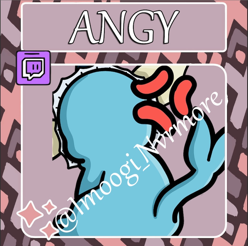 Vaporeon Angry Pokemon Emote twitch Youtube KICK Discord Instant ...