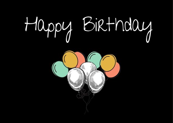 Happy Birthday E-card - Etsy