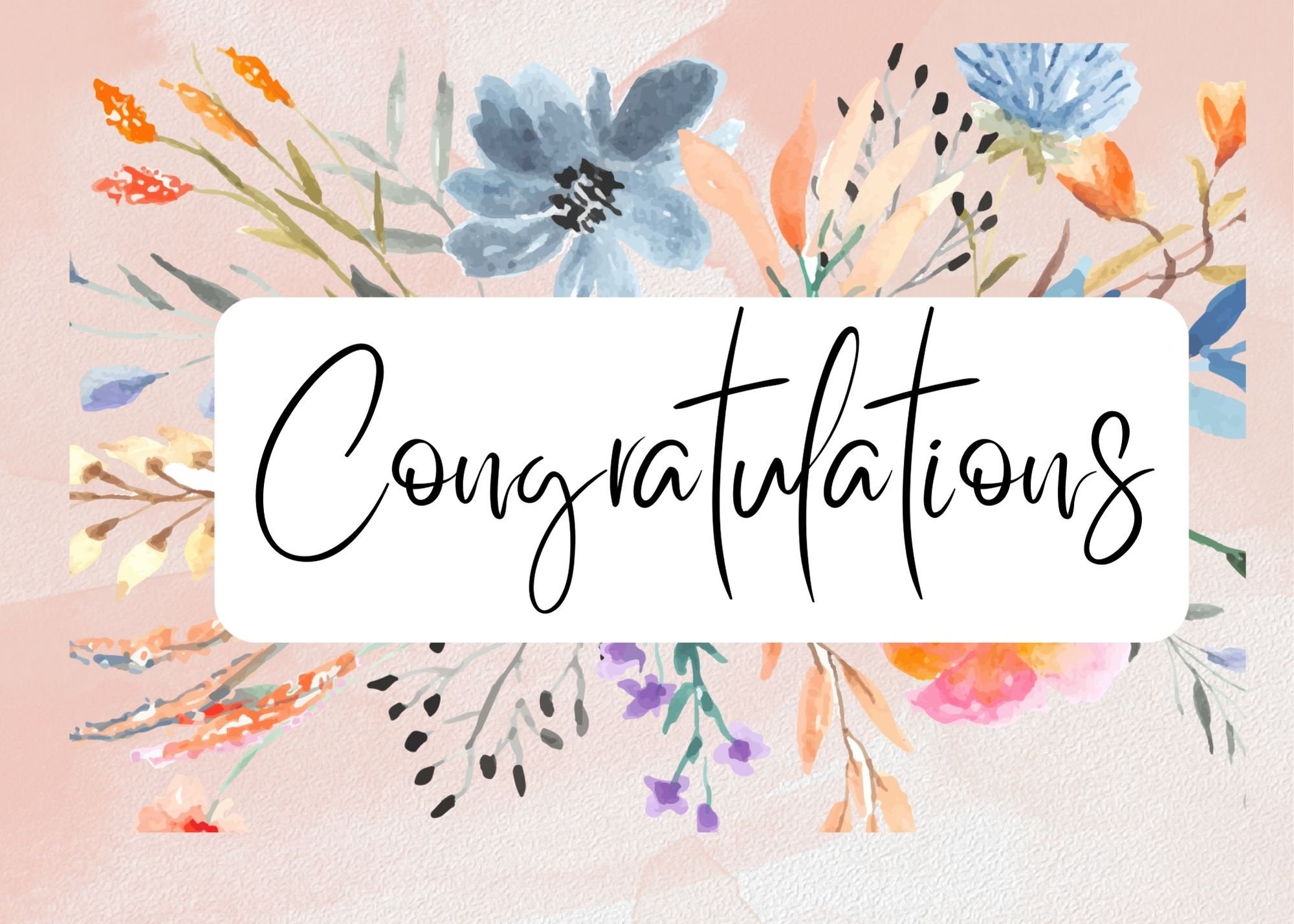 Congratulations E-card - Etsy