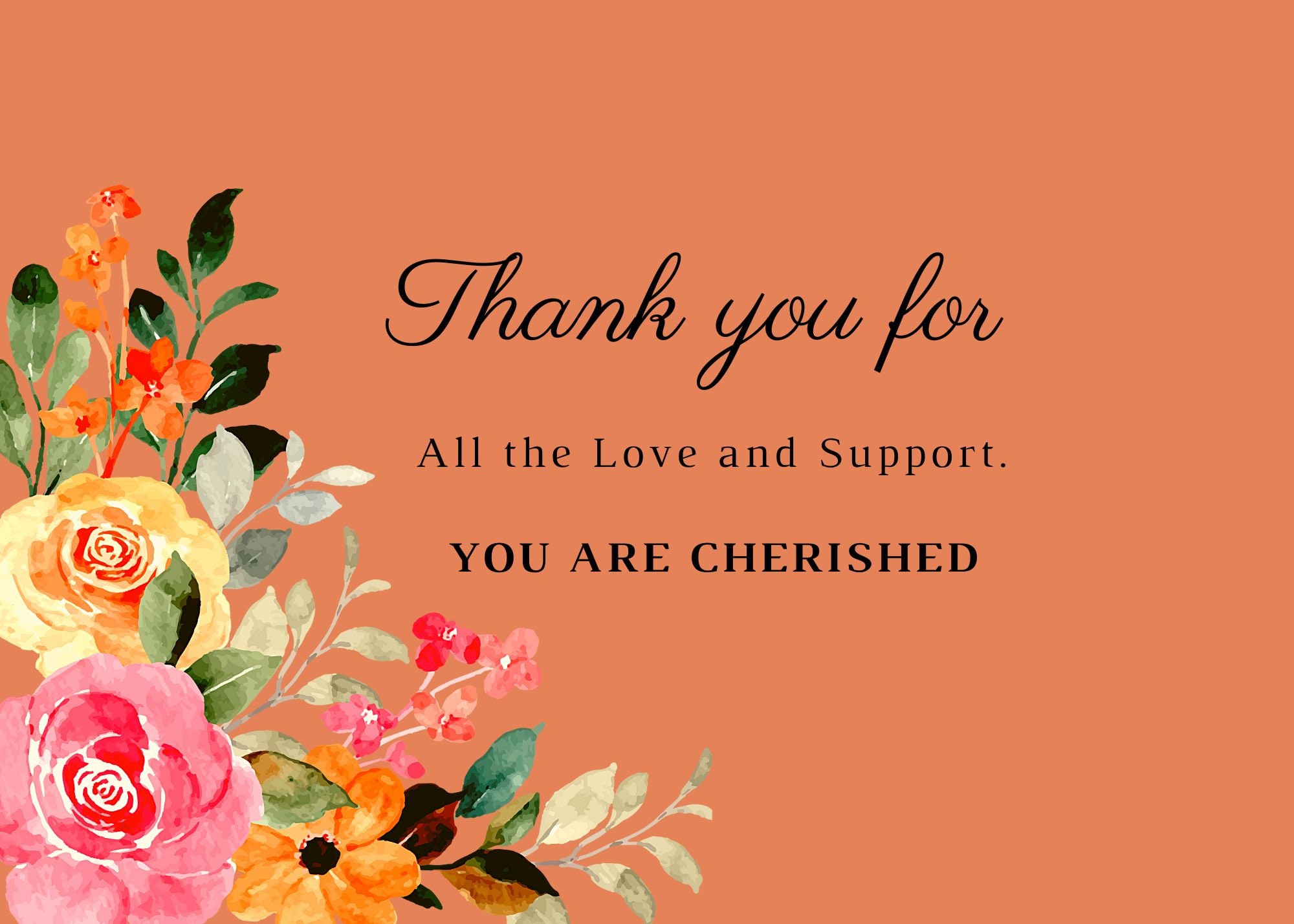 Thank You E-card - Etsy