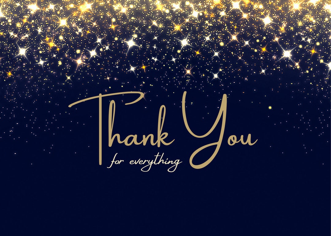 Thank You for Everything E-card - Etsy