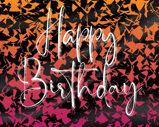 Digital Happy Birthday E-card for Download - Etsy Canada