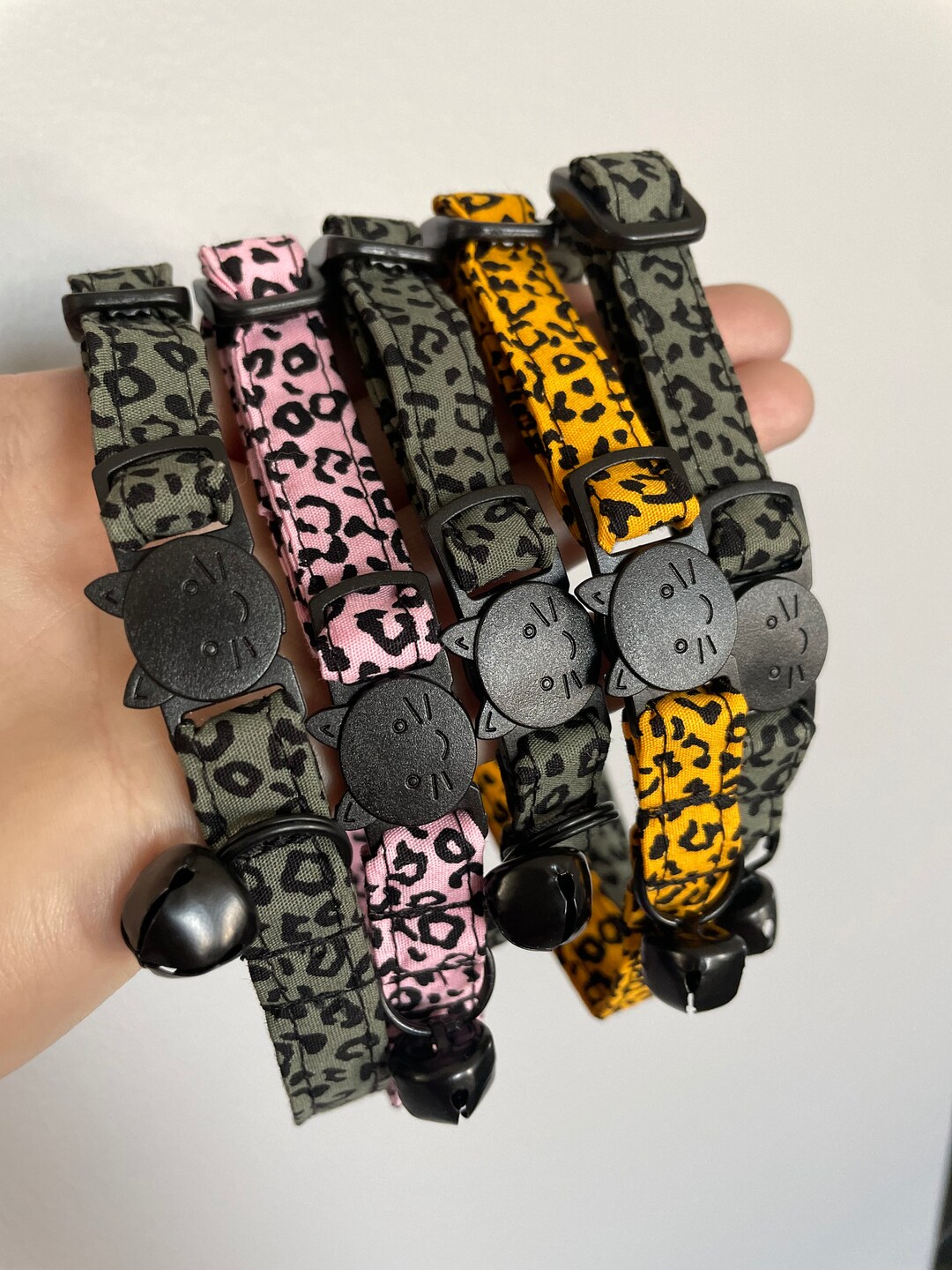Cat Collars Leopard- Available in 3 Styles - Etsy