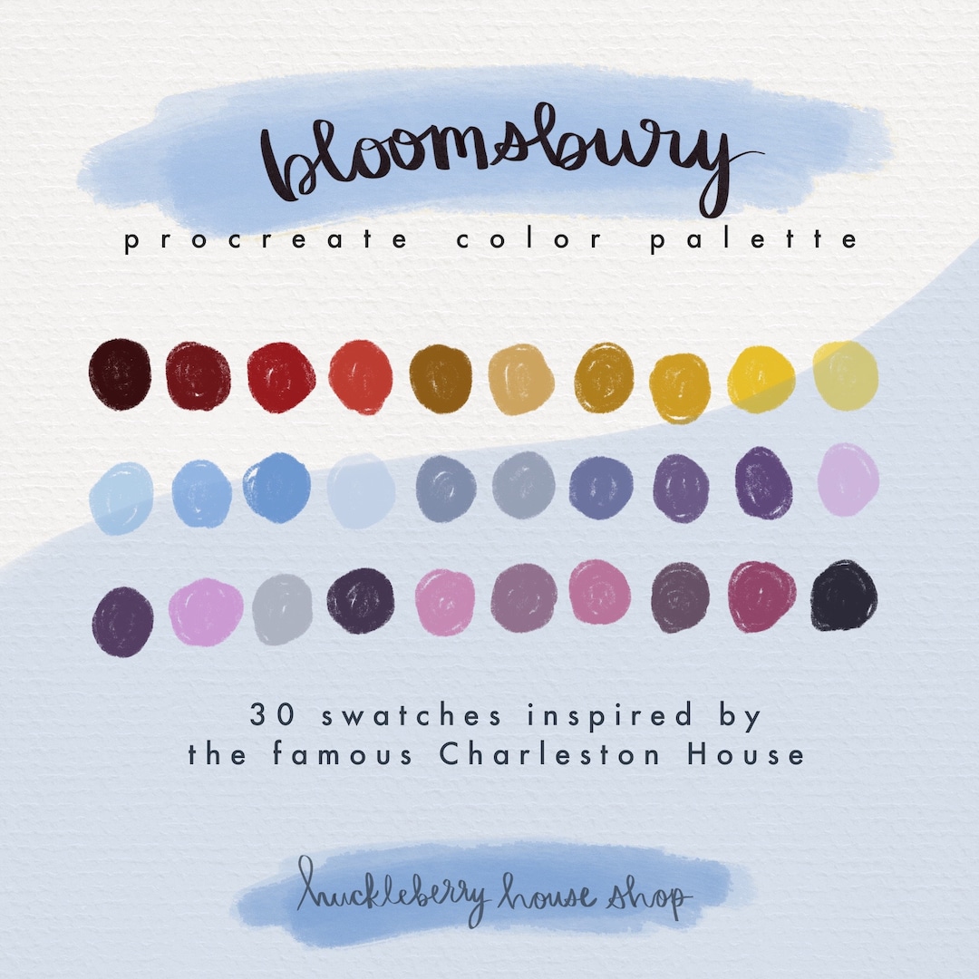 Bloomsbury Color Palette/color Palette/instant Download - Etsy